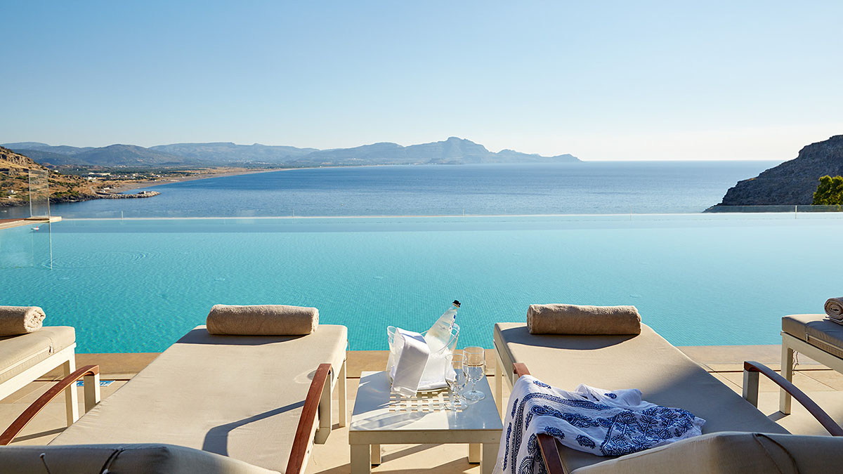 Lindos Blu Luxury Hotel and Suites 5 star hotel in Greece (Rodos)